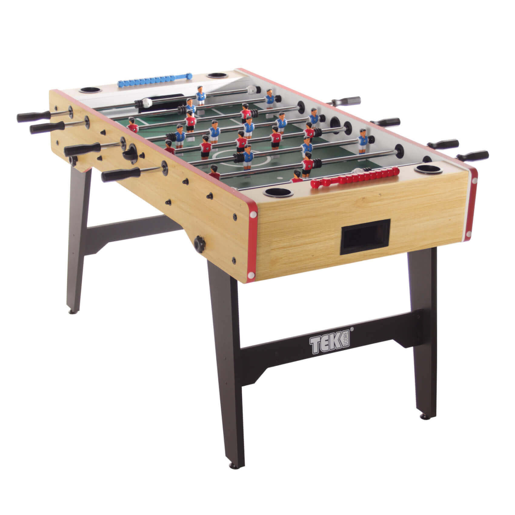 Tekscore Full size opvouwbare kickertafel – Game Tafel Plezier